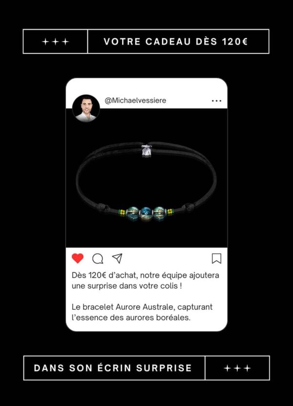 Collier Croix Grecque sur cordon - Michaël Vessière