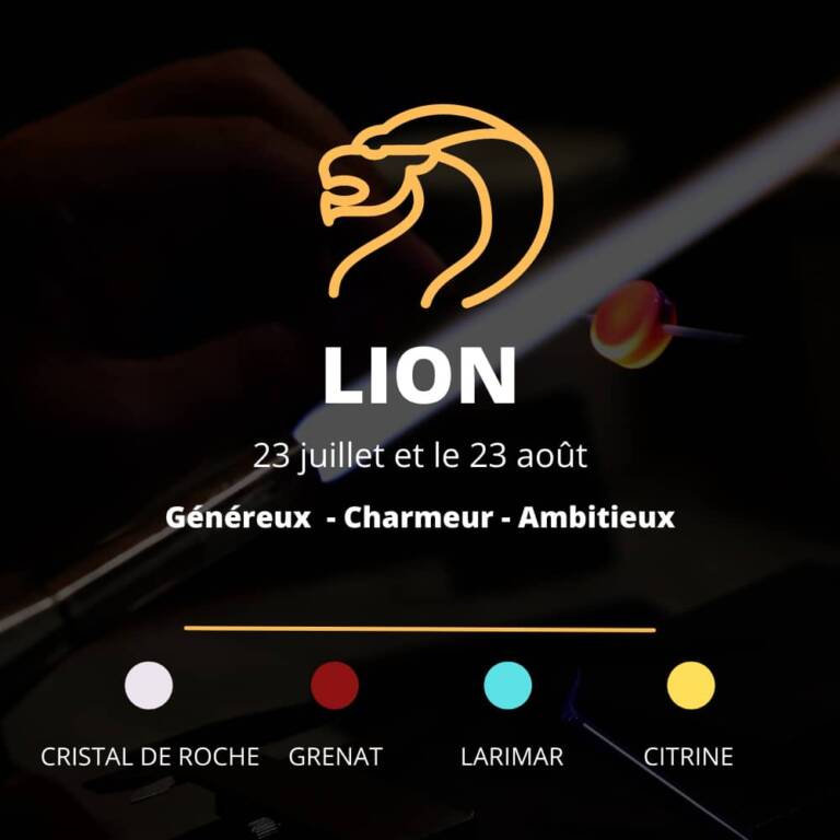 Pierre et signe astro Lion : caractère et signification
