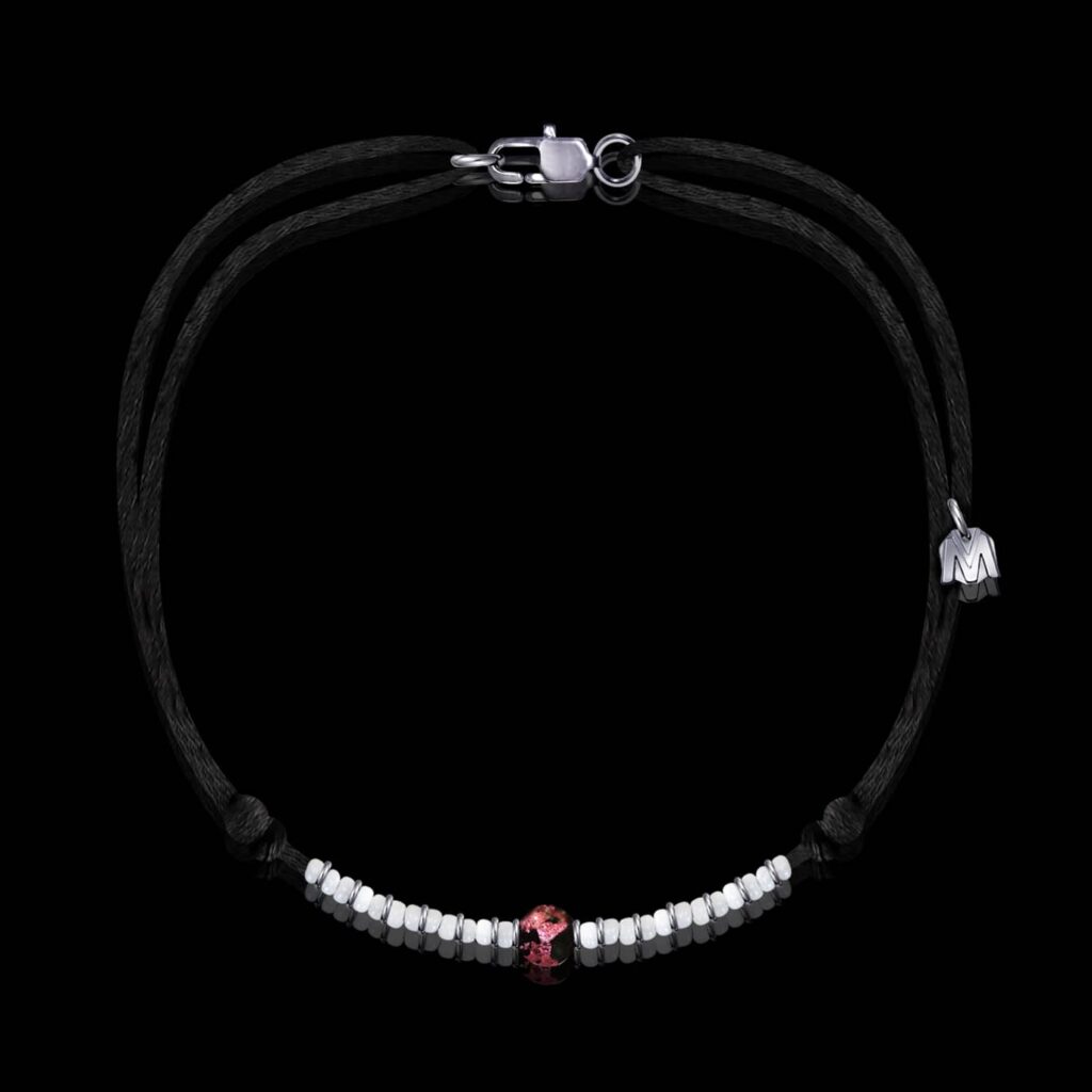 Collier ras de cou immaculé rose passion - Michaël Vessière